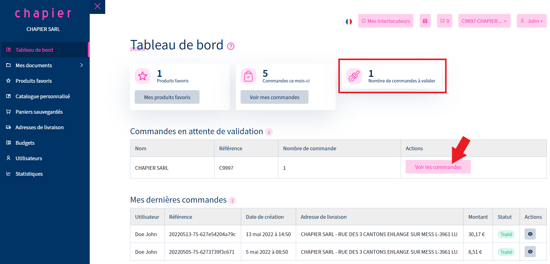Foire aux questions chapier
